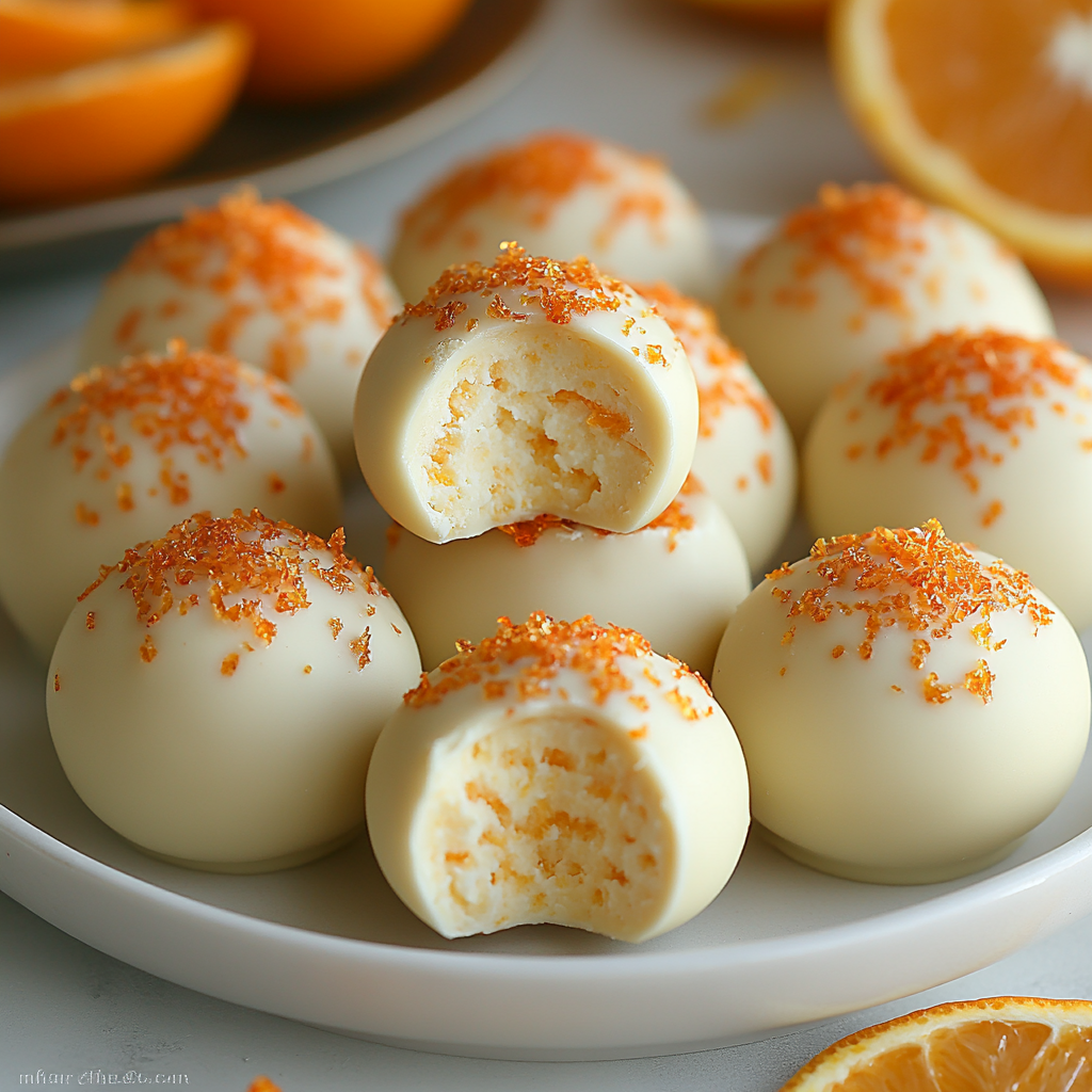 No Bake Orange Creamsicle Truffles – Best Easy Recipe