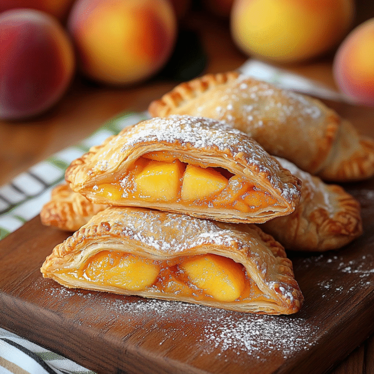 Peach Hand Pies – The Best Homemade Recipe (Crispy & Sweet)