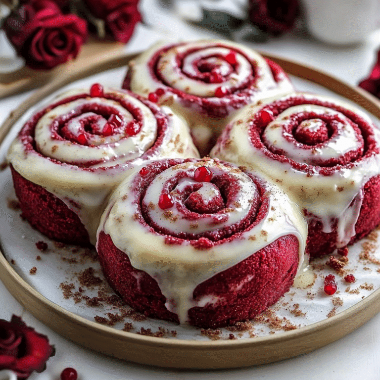 Red Velvet Cinnamon Rolls are a must-try delight!