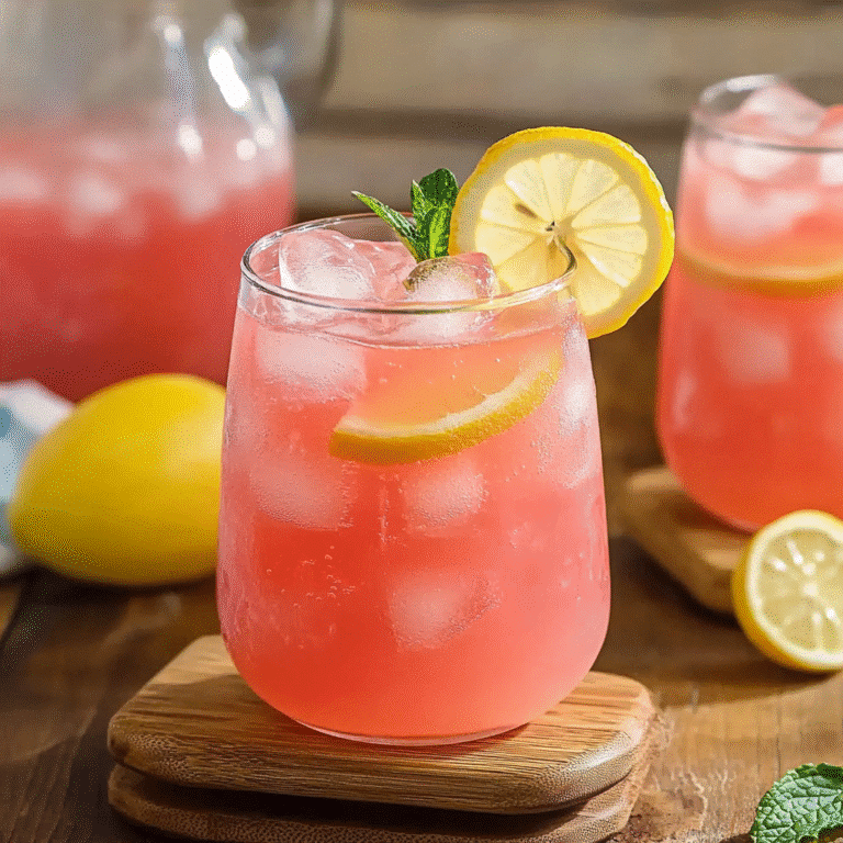 Refreshing Guava White Tea Lemonade Recipe | Summer Drink Idea
