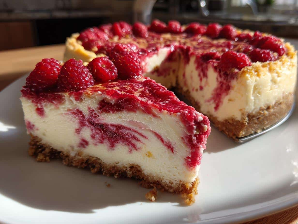 Pistachio Raspberry Crunch Cheesecake: 7 Divine Bites
