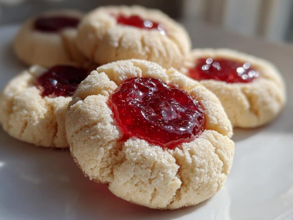 Raspberry-Filled Almond Snow Cookies That Will Delight You